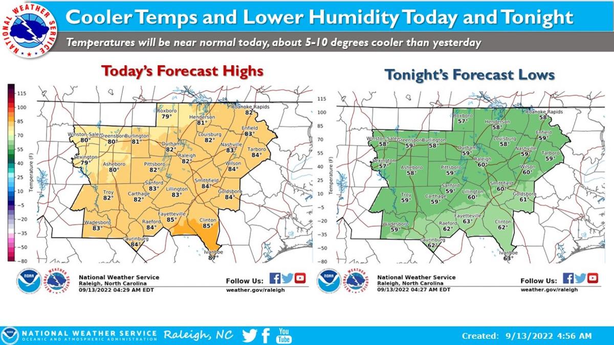 El clima hoy 13 de septiembre